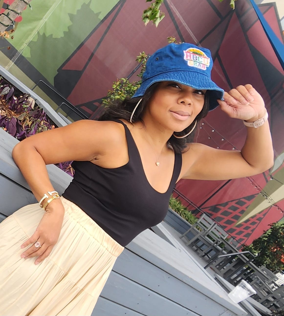 Proud HBCU Grad Gold Hat