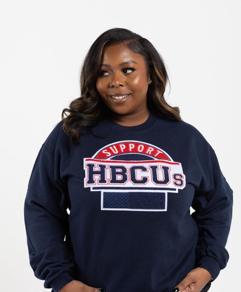 PROUD HBCU GRAD-BLACK SWEATSHIRT